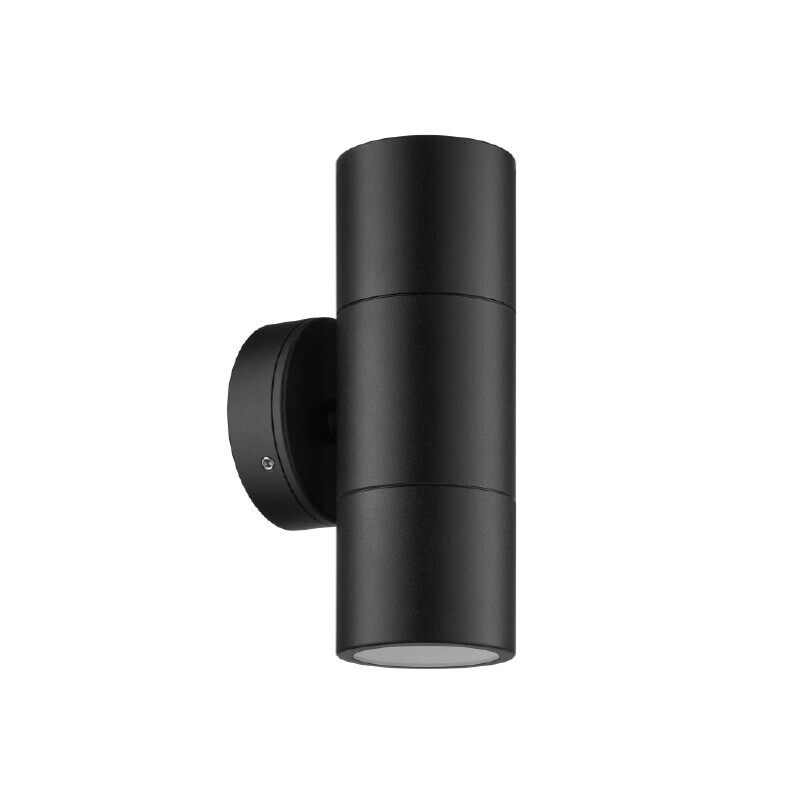 MAZO BLACK IP65 UP/DOWN WALL LIGHT - Lightingplus