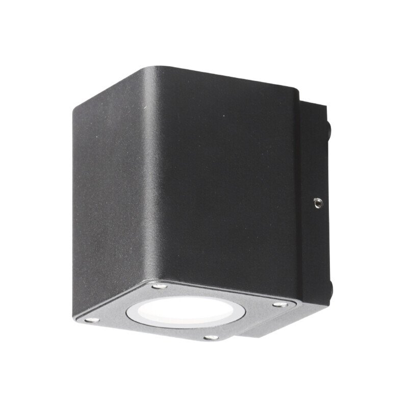 ARRON BLACK 16W LED IP65 EXTERIOR WALL LIGHT(CCT) - Lightingplus