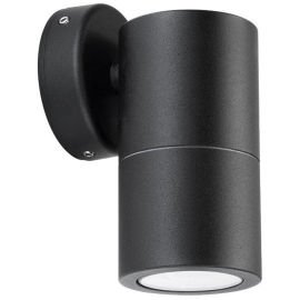 GAVEL BLACK(304SS)1LT PILLAR LIGHT - Lightingplus