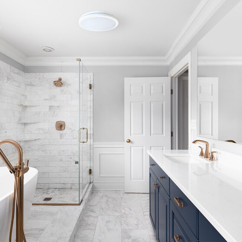 BOCO.20 WHITE 15W IP65 LED CEILING LIGHT(CCT) - Lightingplus