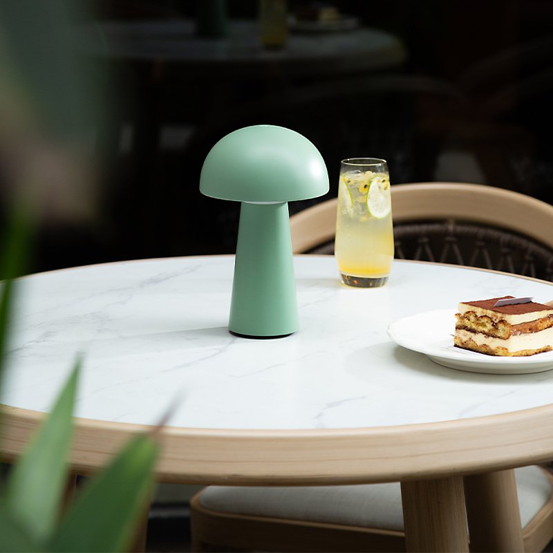 KINOKO GREEN LED BATTERY TABLE LAMP(3000K) - Lightingplus