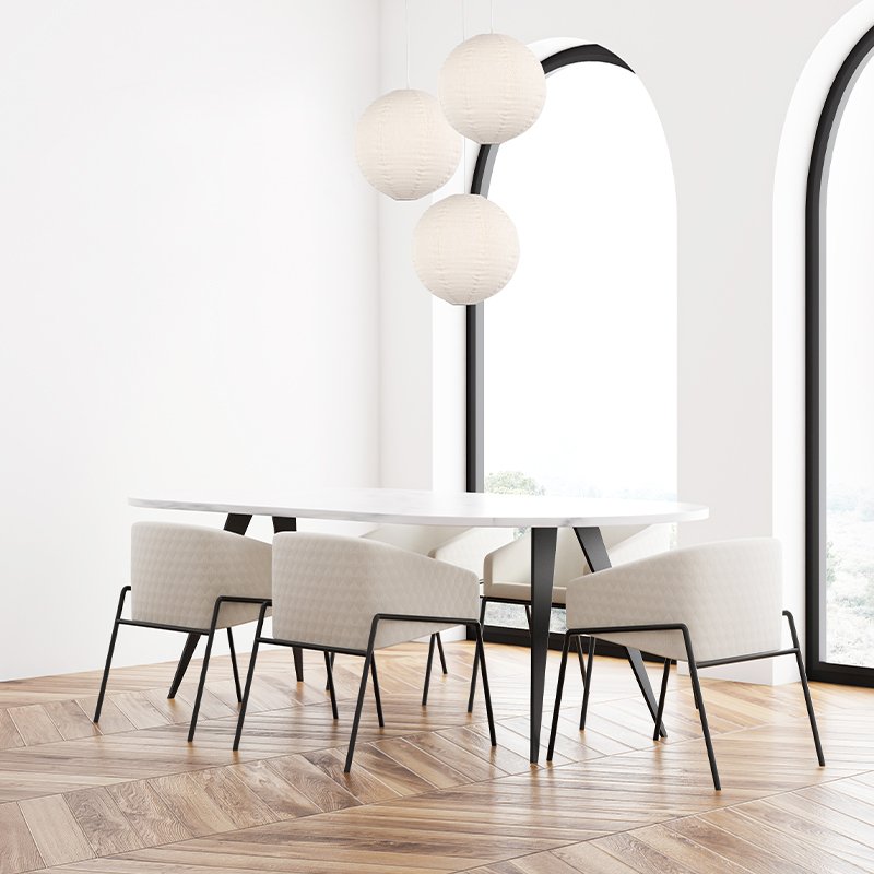 NARA.40 ROUND IVORY LINEN SHADE ONLY - Lightingplus