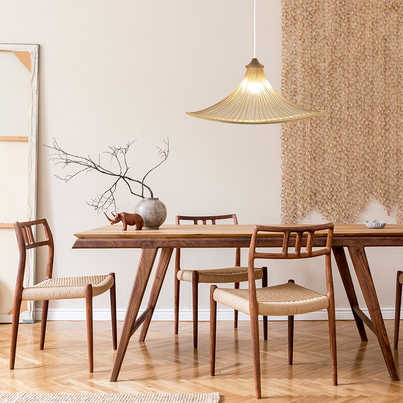 AKIRA.63 NATURAL BAMBOO PENDANT - Lightingplus