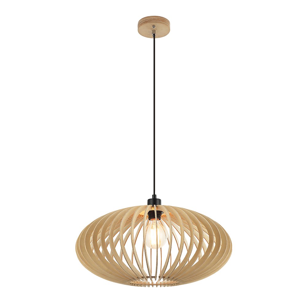 MALTA.48 NATURAL TIMBER PENDANT - Lightingplus