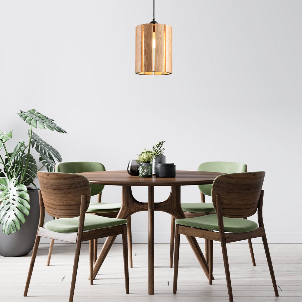 CORTEZ.21 NATURAL TIMBER PENDANT - Lightingplus