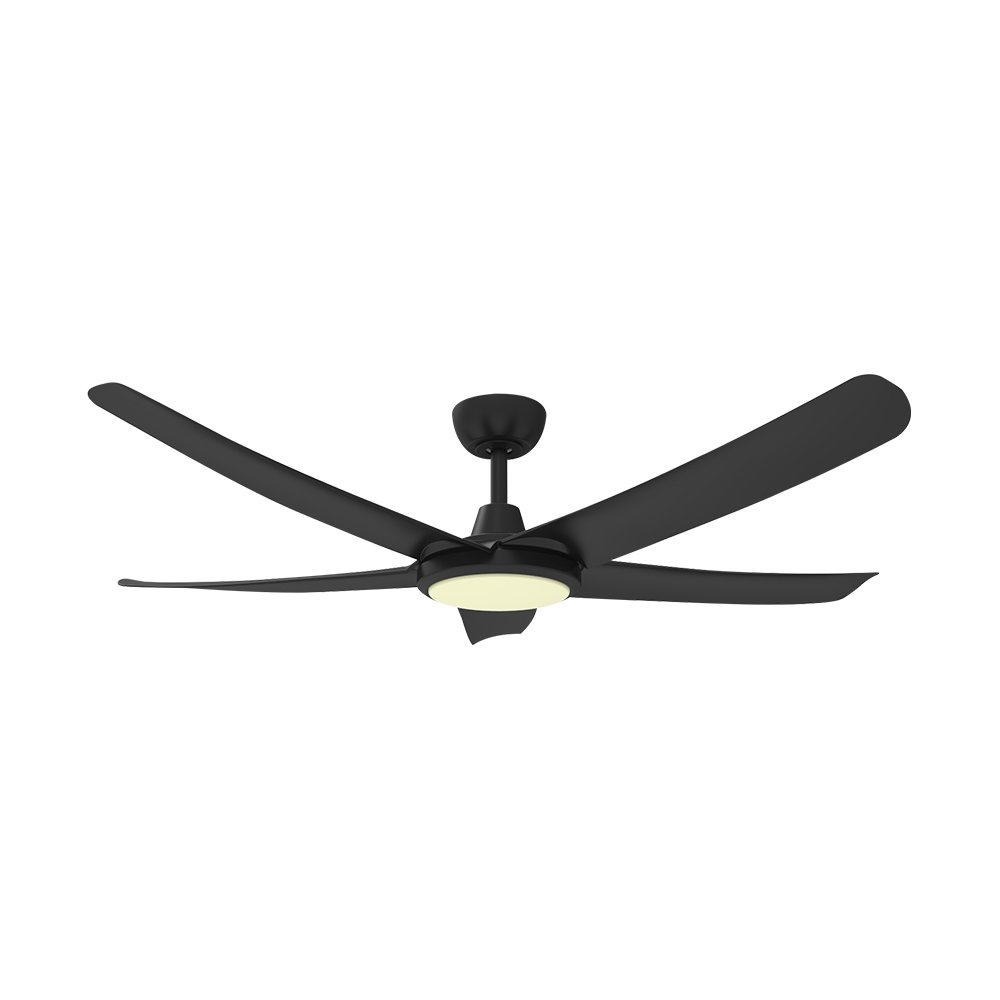 BRONX.2 BLACK 22W LED FAN LIGHT(CCT) - Lightingplus