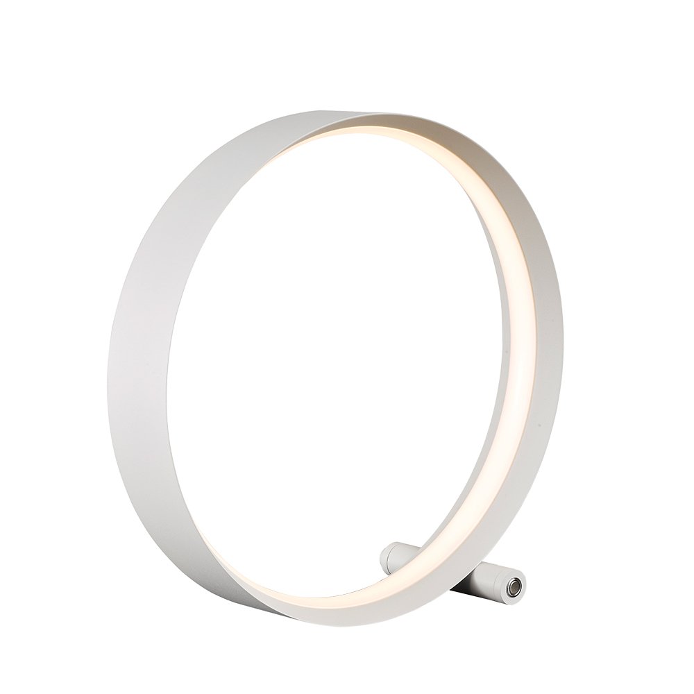 VOLTA 10W LED SANDY WHITE TABLE LAMP (3000K) - Lightingplus