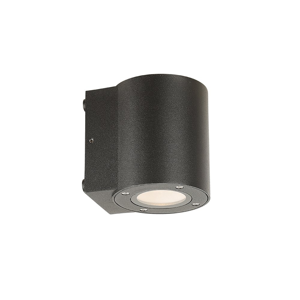 ELGIN BLACK 15W LED IP65 EXTERIOR WALL LIGHT (CCT) - Lightingplus