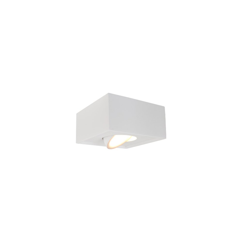 Cube Lux LED Surface Mount Downlight - 8W 2700K Matt White ...