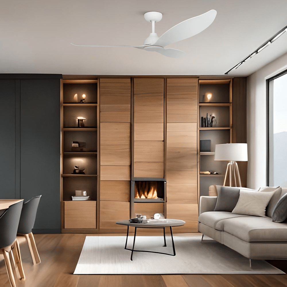 VALENCIA.52 24V DC CEILING FAN WHITE - Lightingplus