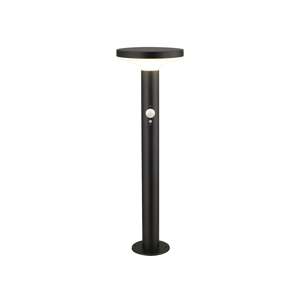 PATH BLACK 4.4W IP54 SENSOR SOLAR LIGHT (4000K) - Lightingplus