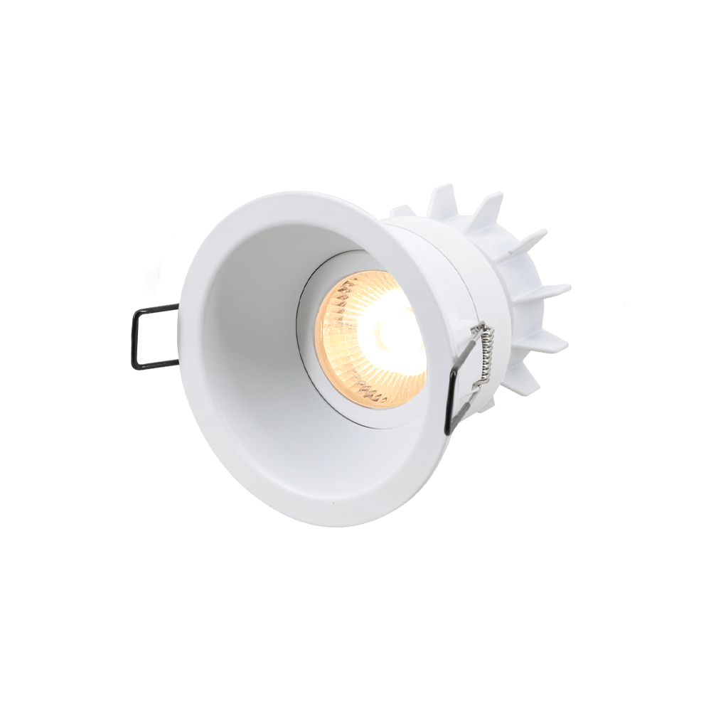 Rome LED Downlight - 6.3W 3000K IP44 White | Lightingplus - Lightingplus