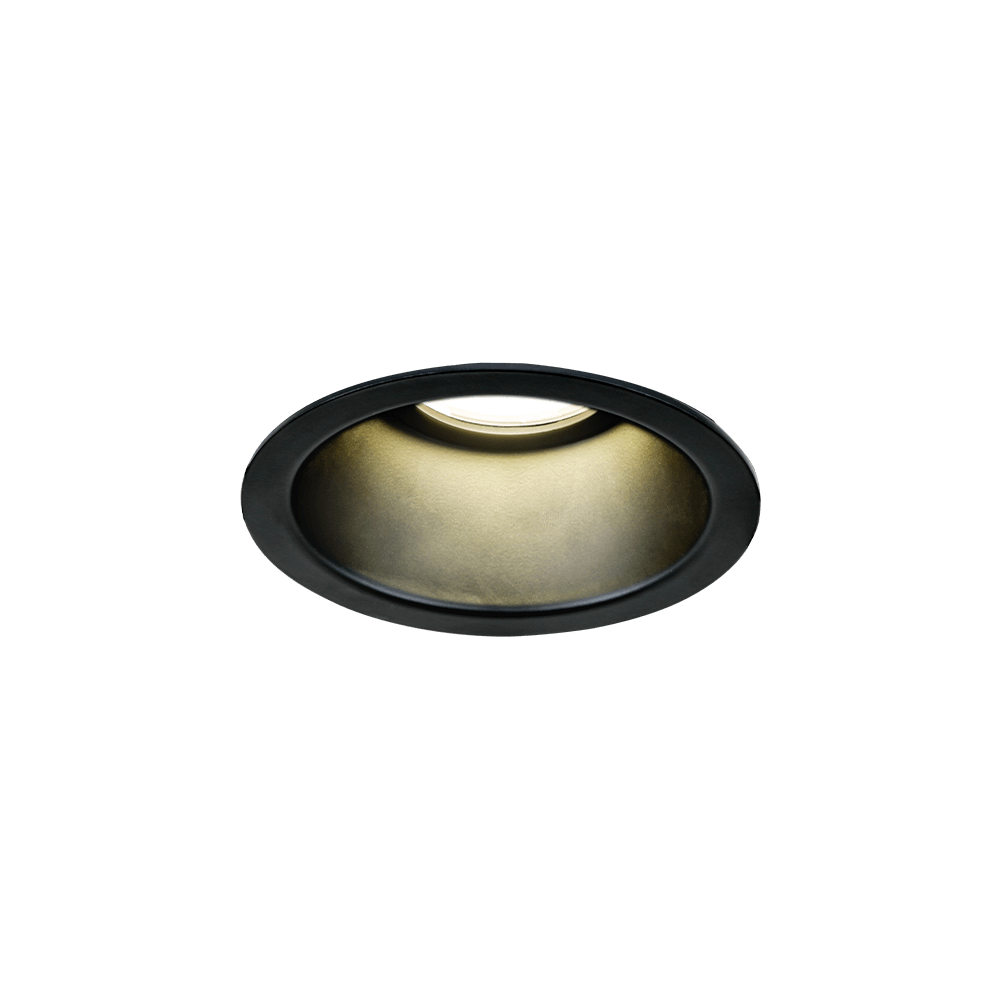 Rome LED Downlight - 6.3W 3000K IP44 Black | Lightingplus - Lightingplus