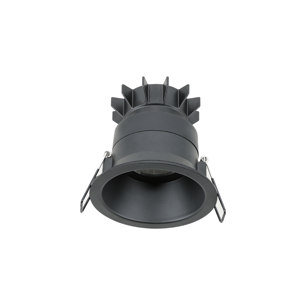 Rome LED Downlight - 6.3W 3000K IP44 Black | Lightingplus - Lightingplus