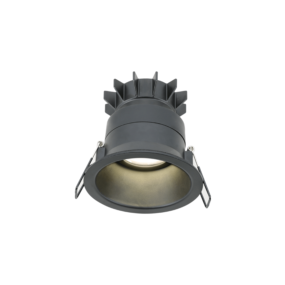 Rome LED Downlight - 6.3W 3000K IP44 Black | Lightingplus - Lightingplus