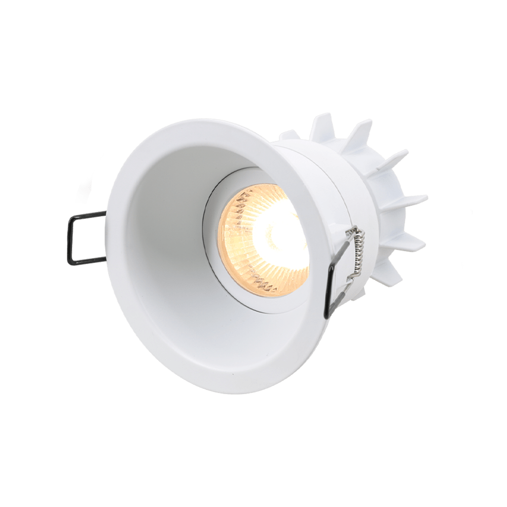 Rome LED Downlight - 8.1W 3000K IP44 White | Lightingplus - Lightingplus