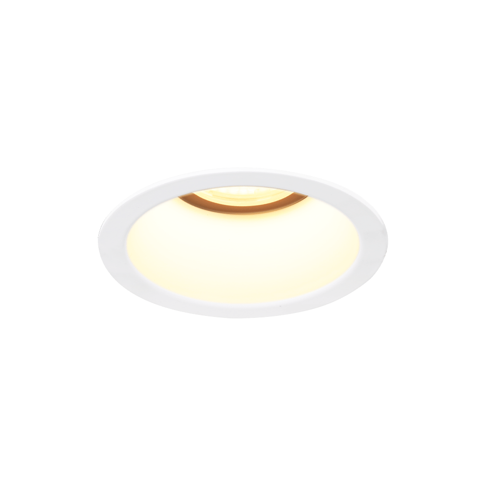 Rome LED Downlight - 8.1W 2700K IP44 White | Lightingplus - Lightingplus