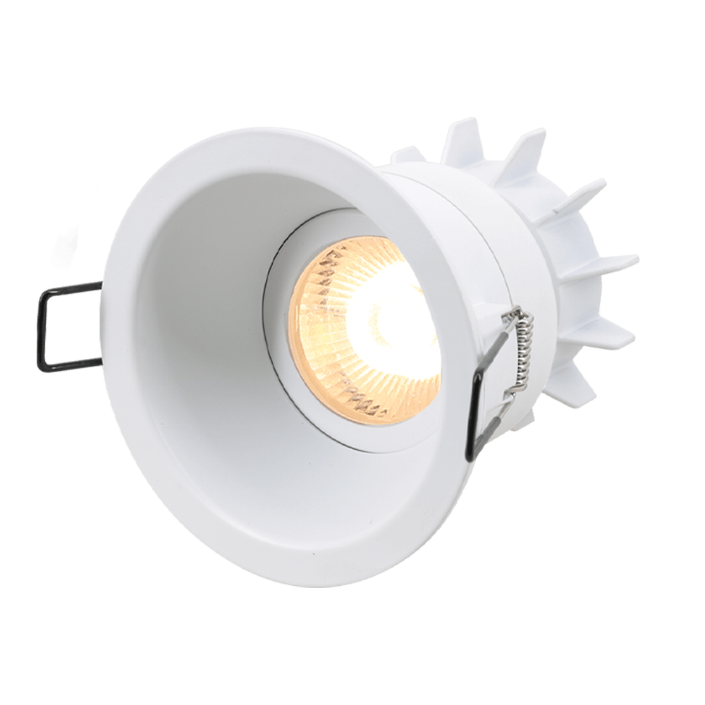 Rome LED Downlight - 10.8W 3000K IP44 White | Lightingplus - Lightingplus