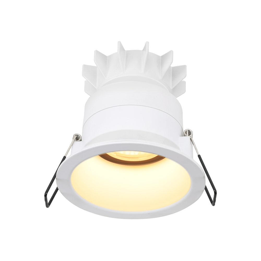 Rome LED Downlight - 10.8W 2700K IP44 White | Lightingplus - Lightingplus