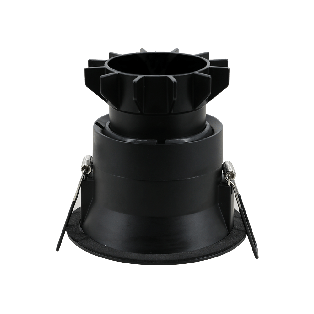 Rome LED Downlight - 10.8W 3000K IP44 Black | Lightingplus - Lightingplus