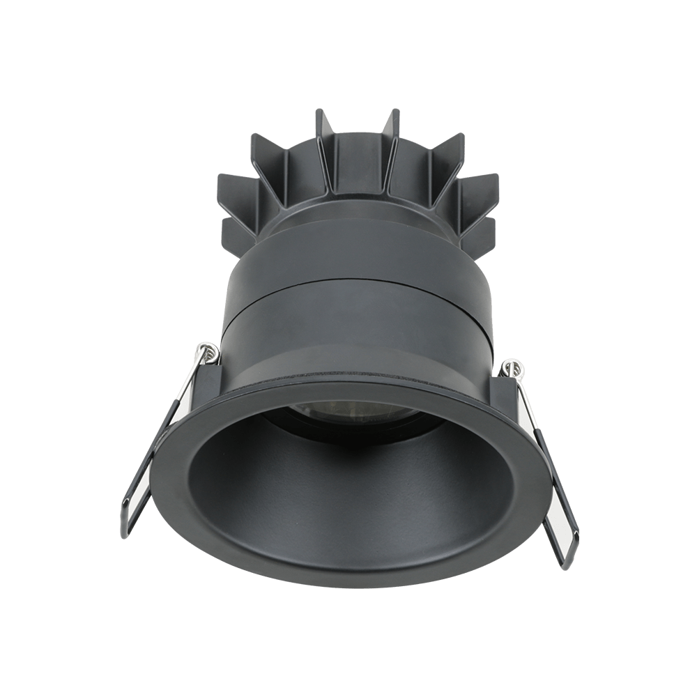 Rome LED Downlight - 10.8W 4000K IP44 Black | Lightingplus - Lightingplus