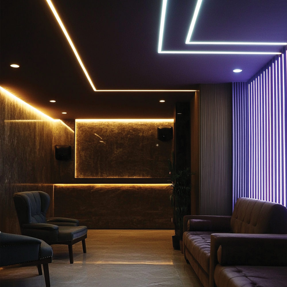 @EDGE 5000MM LED STRIP 24V 8W 3000K IP65 120LED C/W DIMM DRIVER ...