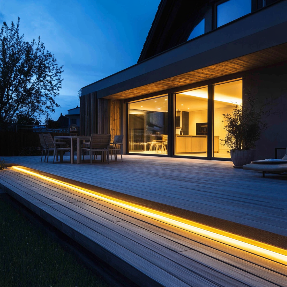 @EDGE 5000MM LED STRIP 24V 8W 3000K IP65 120LED C/W DIMM DRIVER ...