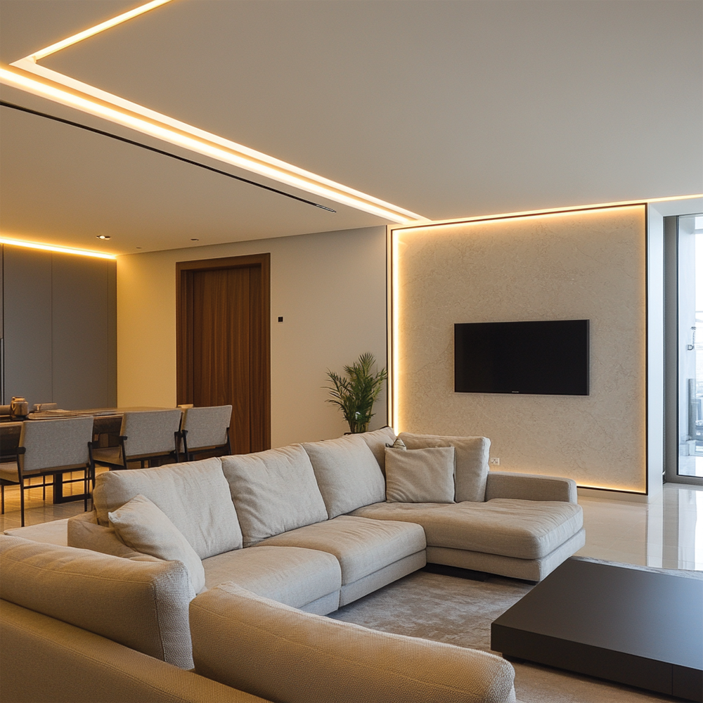 @EDGE NEON 1000MM LED STRIP 24V 8W 3000K IP65 120LED C/W DIMM DRIVER ...