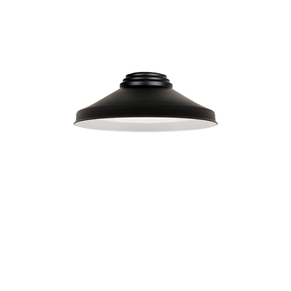 LOWELL.30 MATT BLACK METAL SHADE - Lightingplus