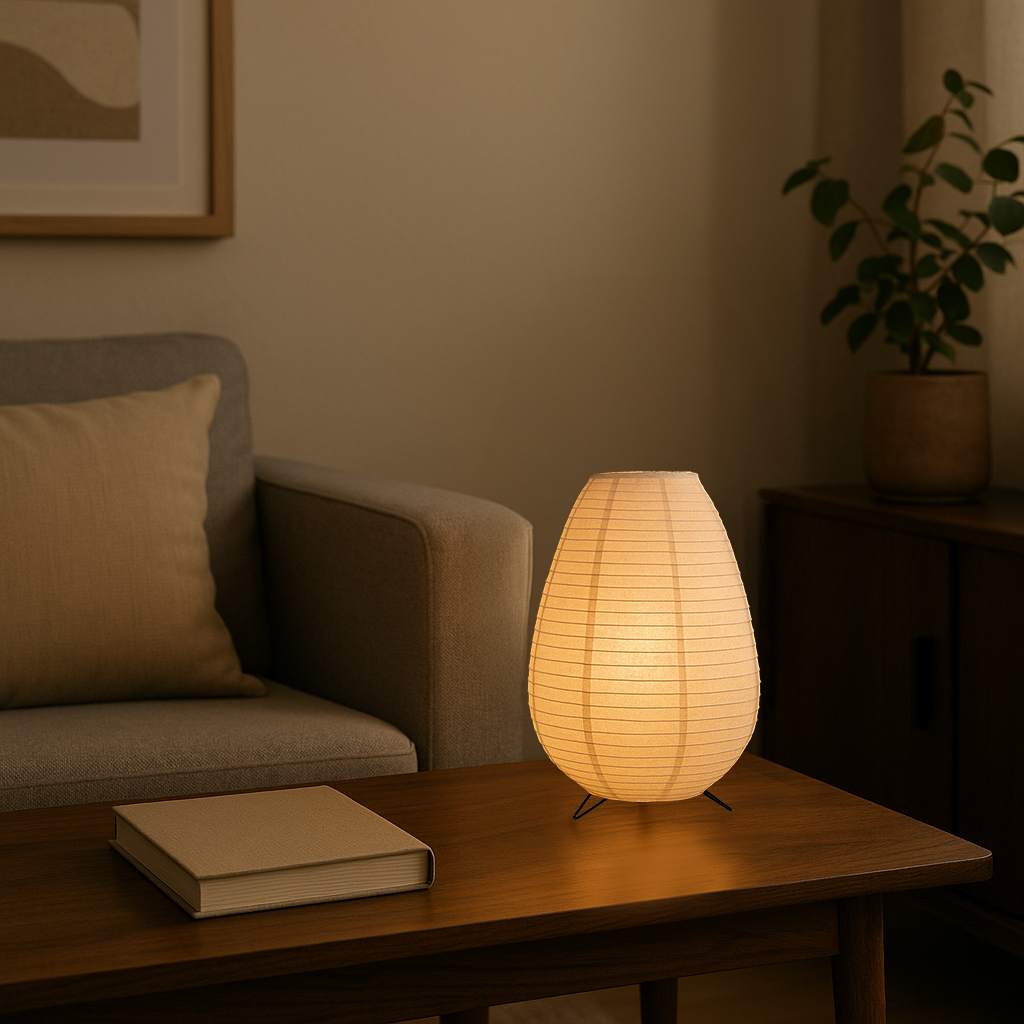NARA.22 IVORY LINEN TABLE LAMP - Lightingplus