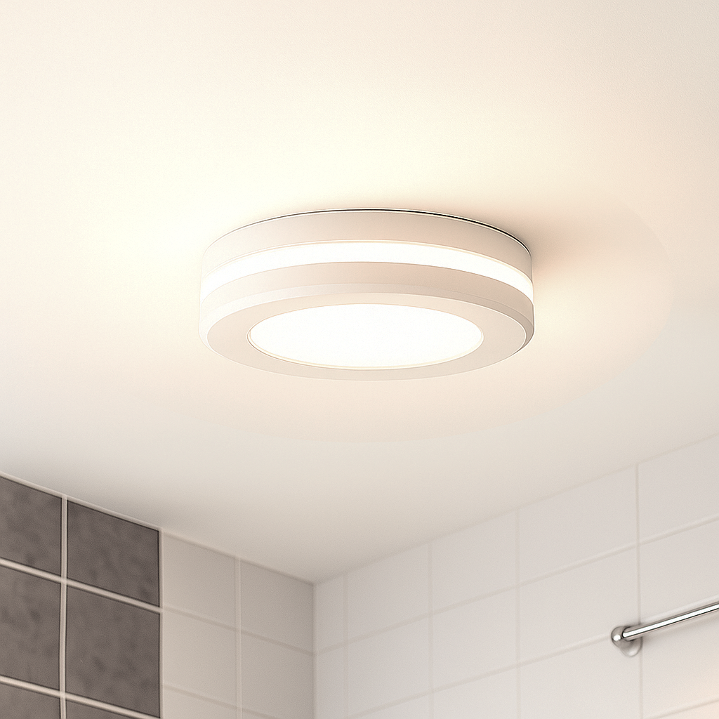 BOCO.30 WHITE 24W IP65 LED CEILING LIGHT(CCT) - Lightingplus