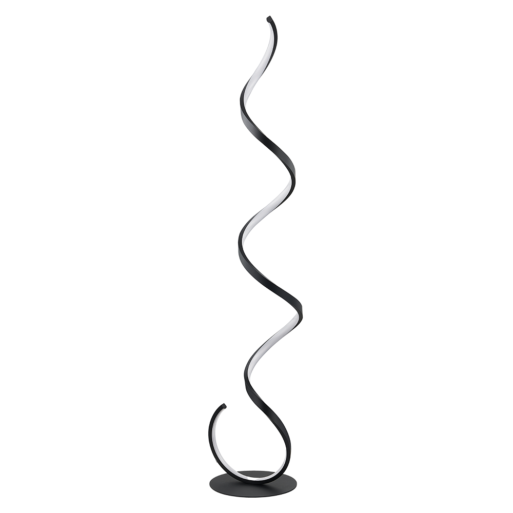 FLOW 22W LED SANDY BLACK FLOOR LAMP (CCT) - Lightingplus