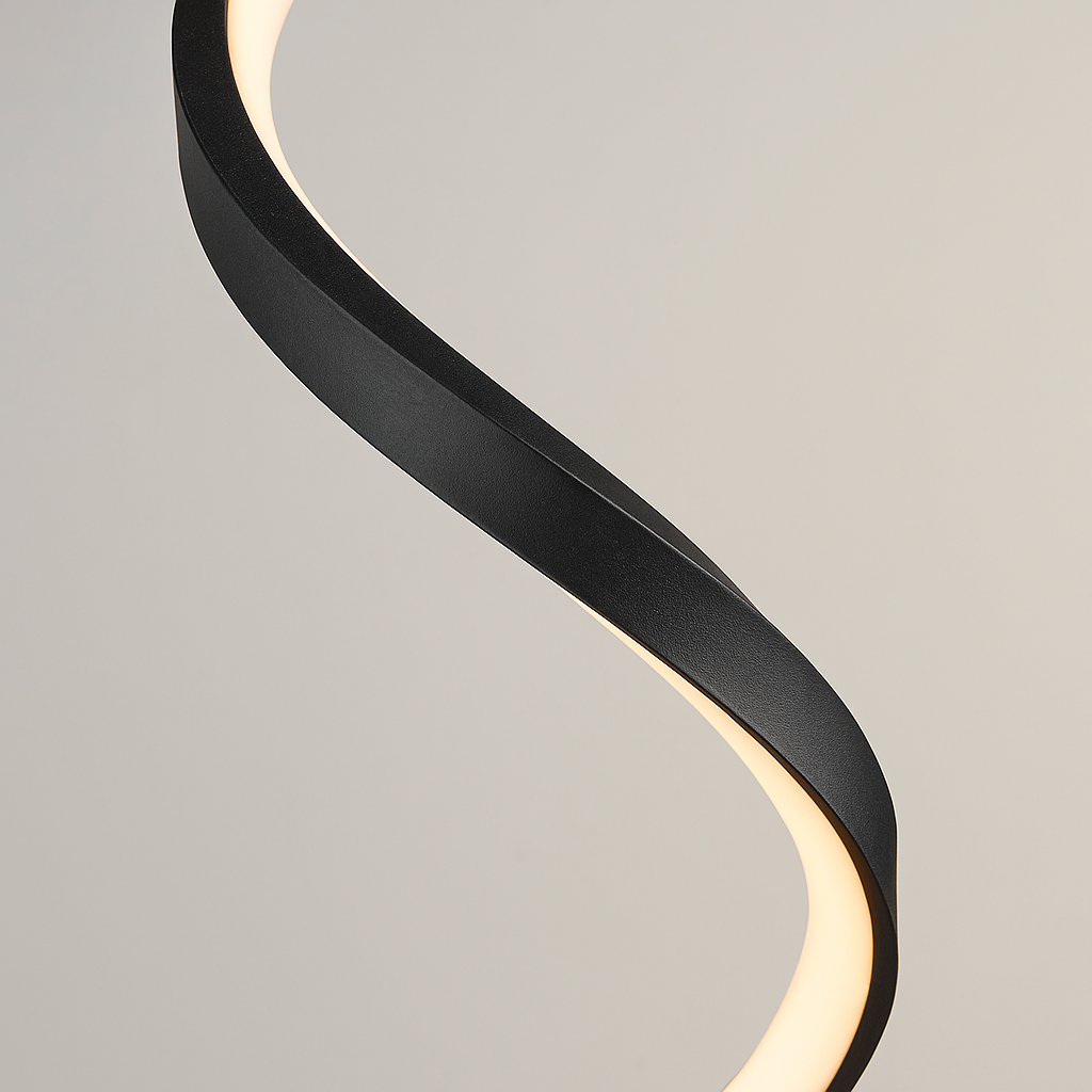 FLOW 22W LED SANDY BLACK FLOOR LAMP (CCT) - Lightingplus