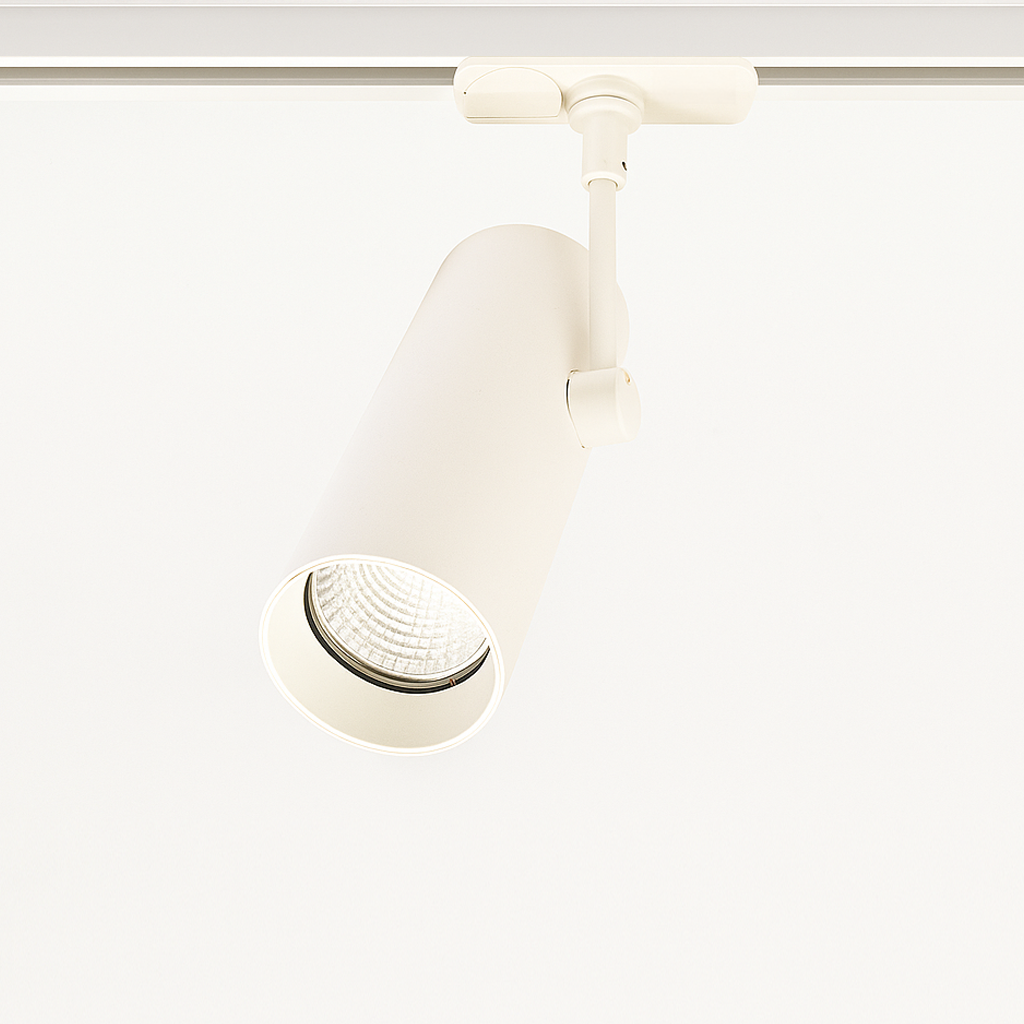 TONS 2M SINGLE CIRCUIT WHITE TRACK - Lightingplus
