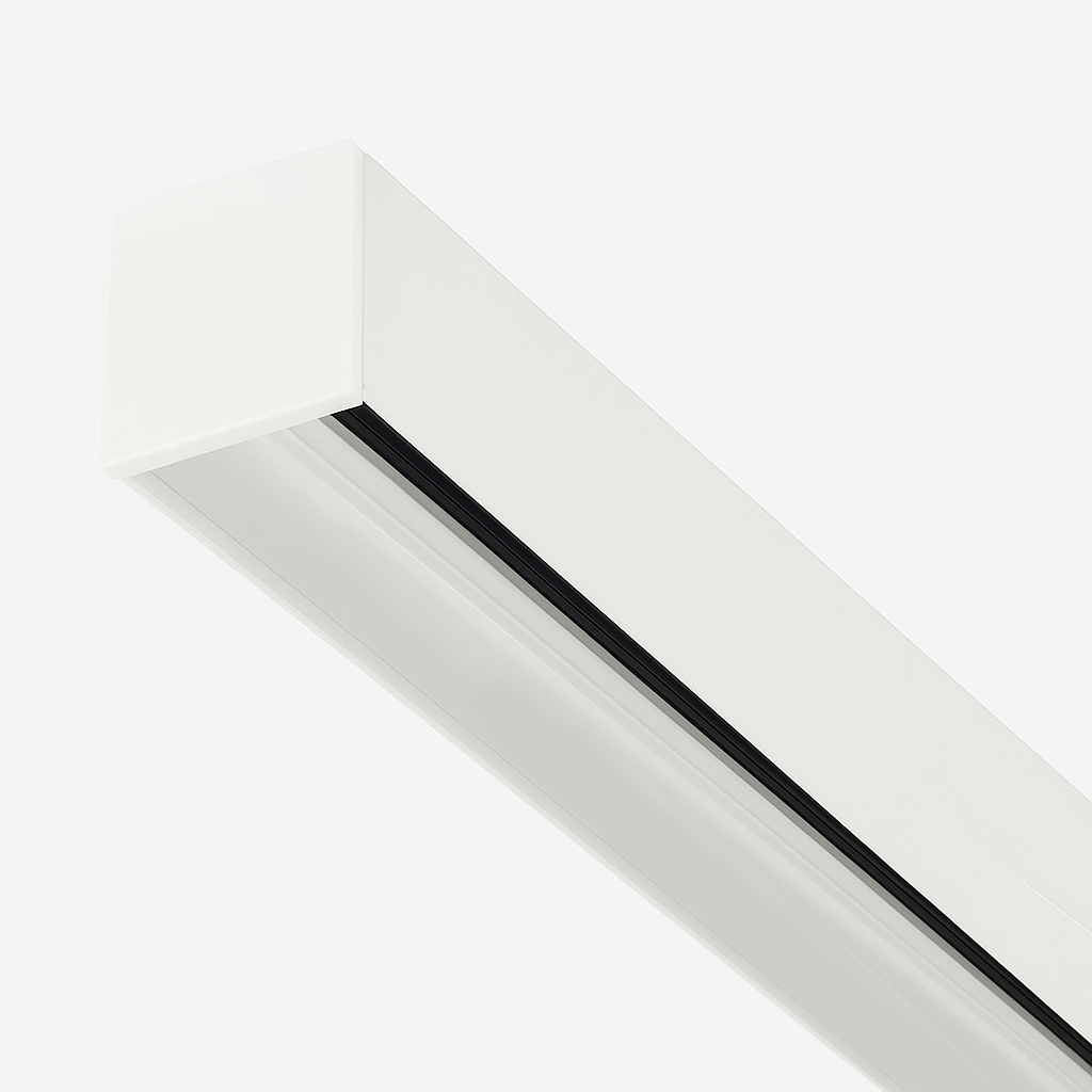 RAIL 2M SINGLE CIRCUIT WHITE TRACK - Lightingplus