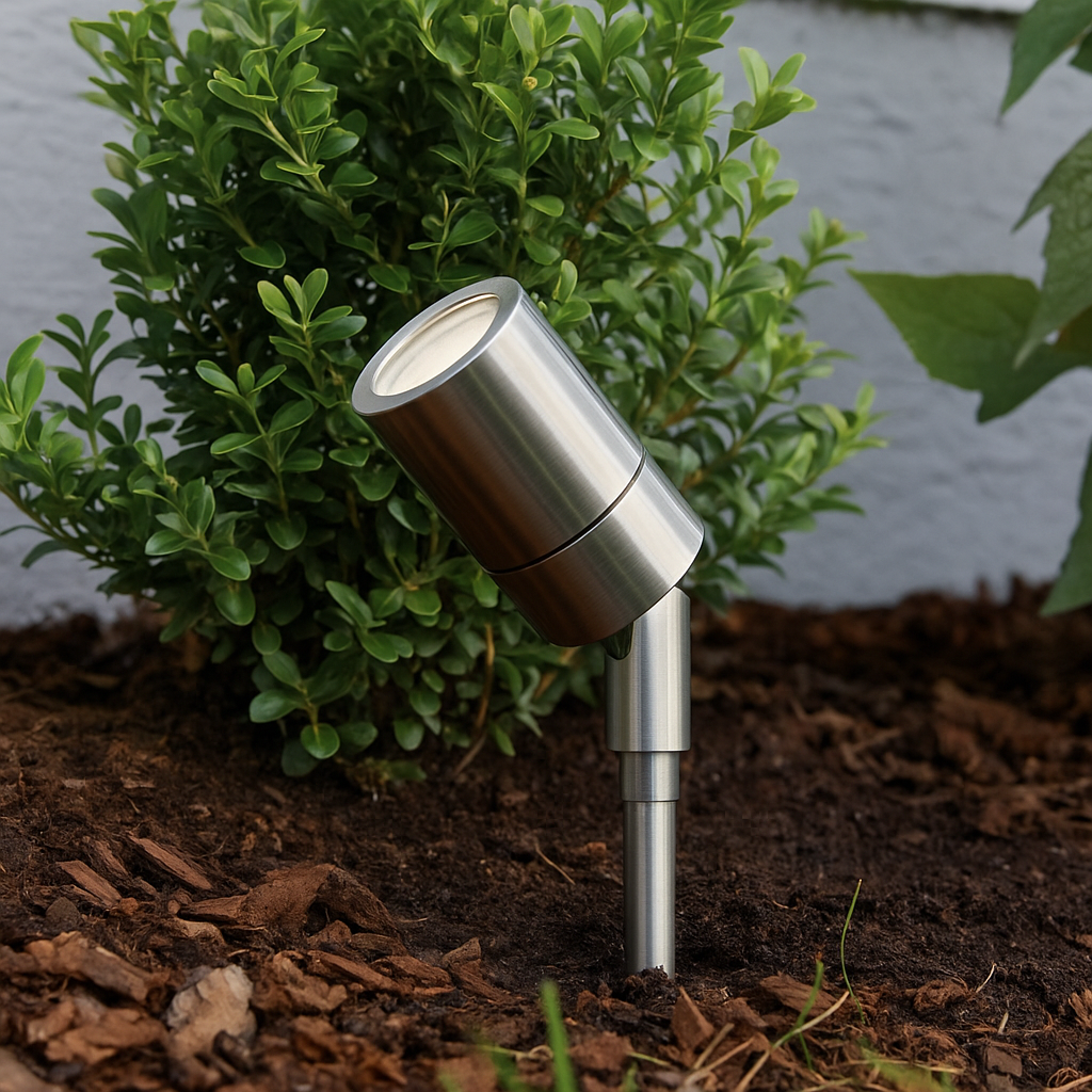 GAVEL MINI (MR11) 316SS IP65 GARDEN SPIKE SPOTLIGHT - Lightingplus