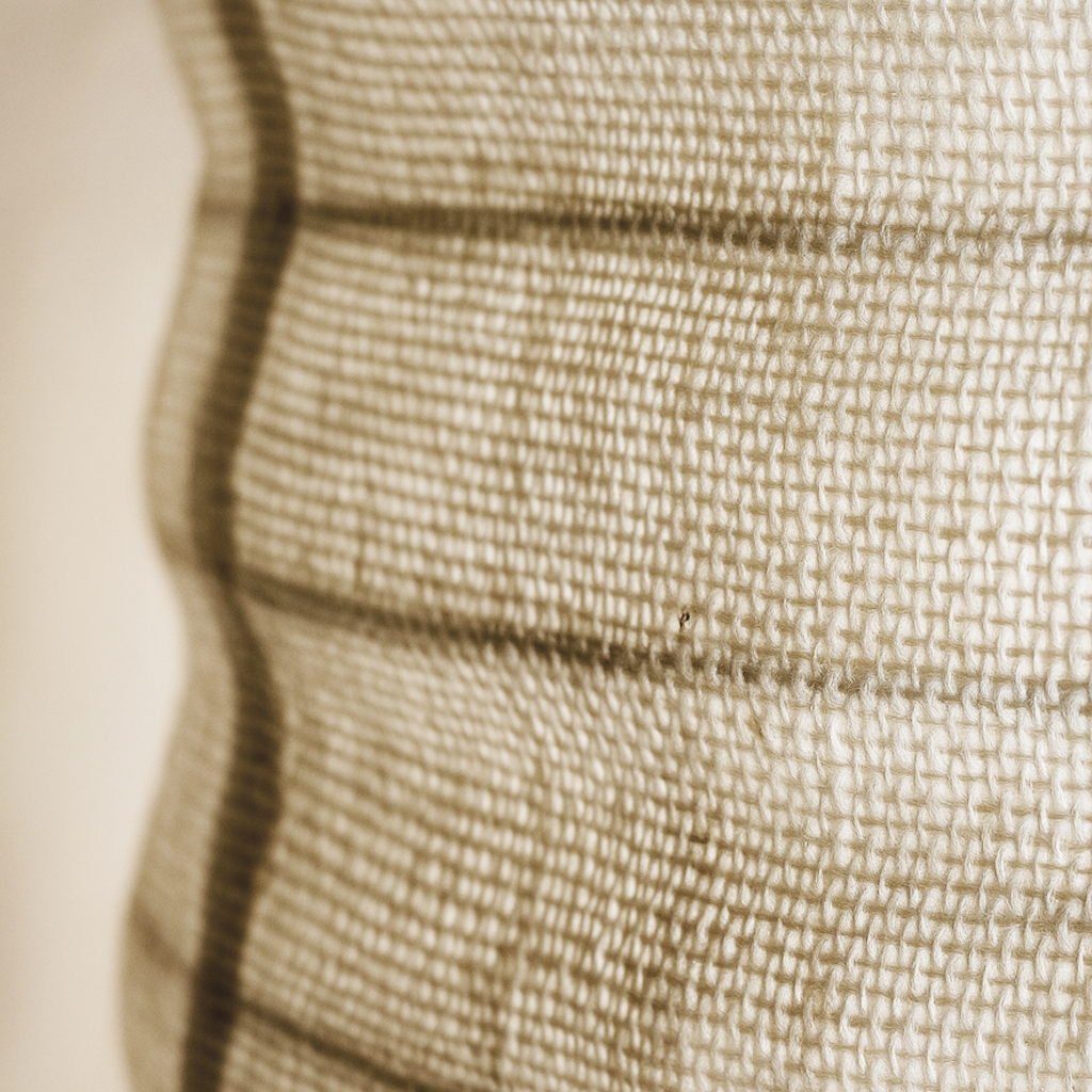 NARA.35 DEWDROP IVORY LINEN SHADE ONLY - Lightingplus