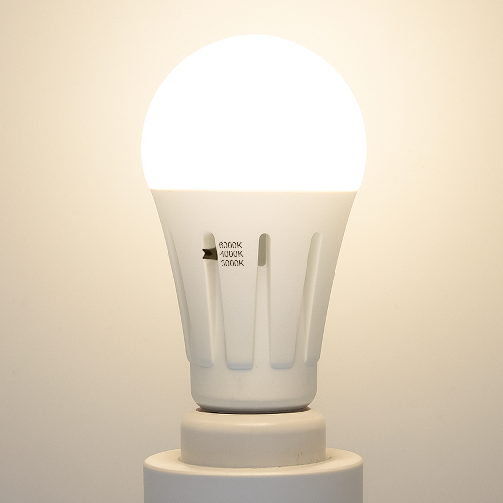 LED A60 9W E27 GLS FROST LAMP(CCT) - Lightingplus