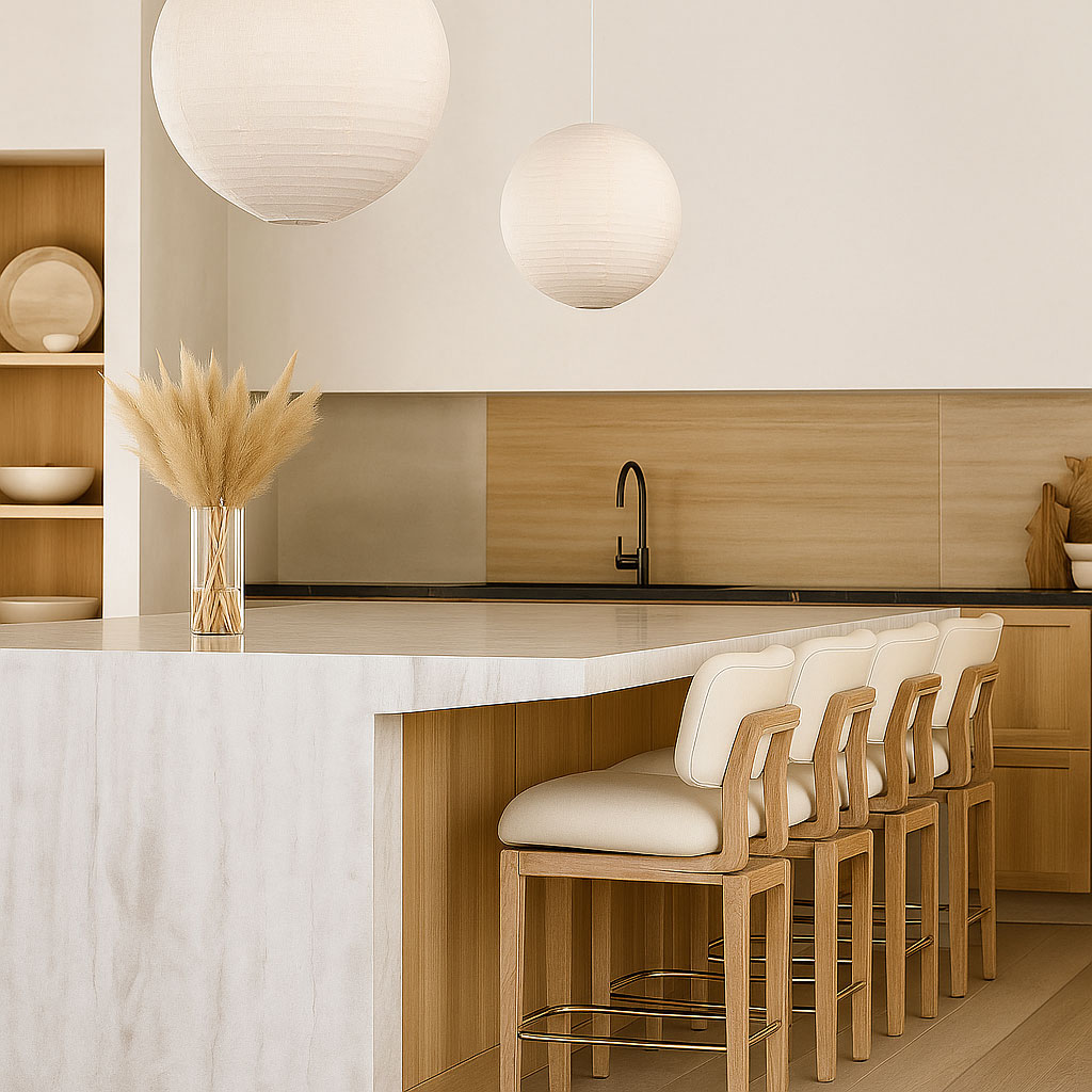NARA.40 ROUND IVORY LINEN SHADE ONLY - Lightingplus