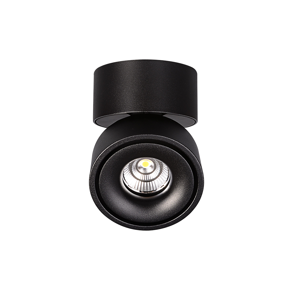 UNIVERSAL 8w LED BLACK SPOTLIGHT(3000k - Lightingplus
