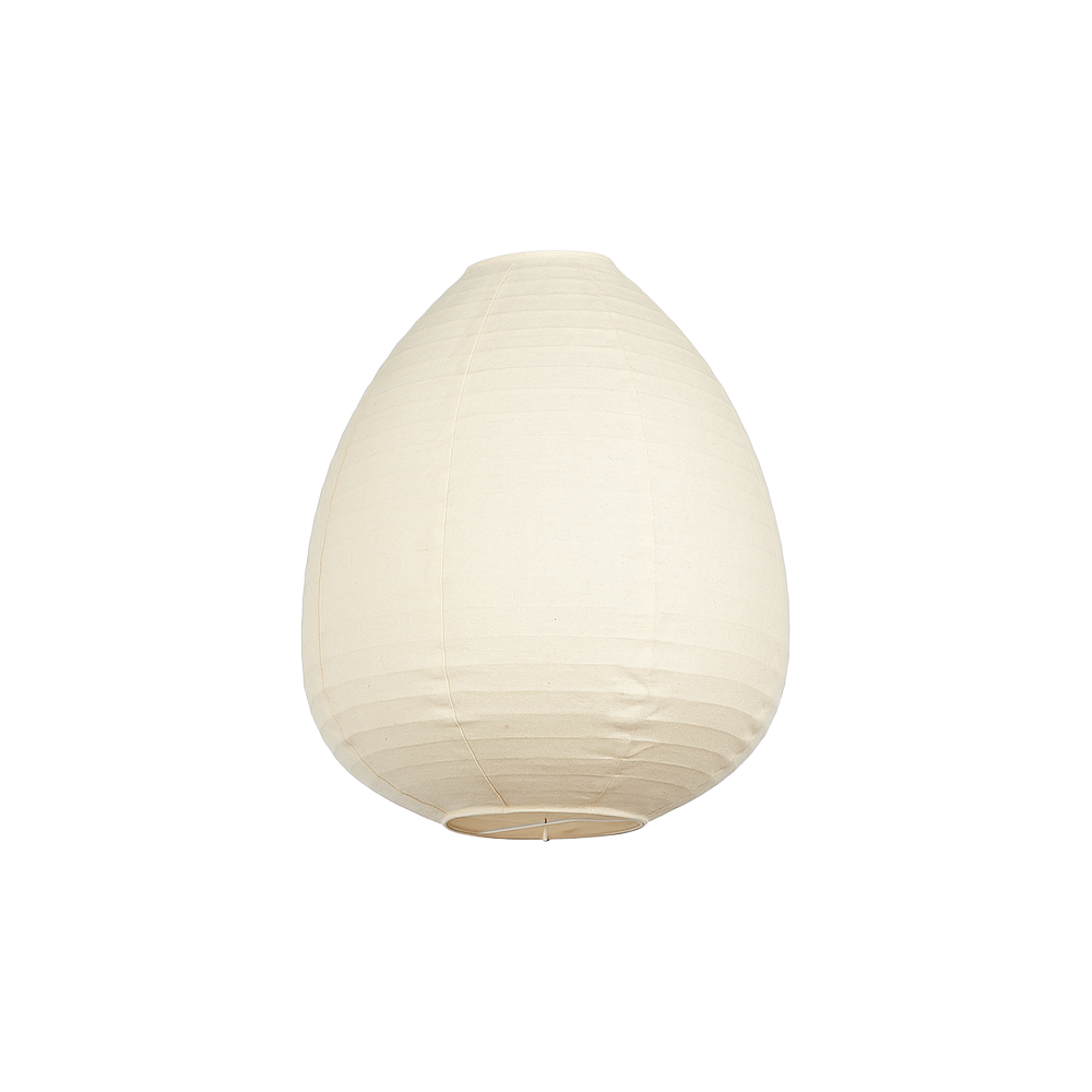 NARA.35 DEWDROP IVORY LINEN SHADE ONLY - Lightingplus