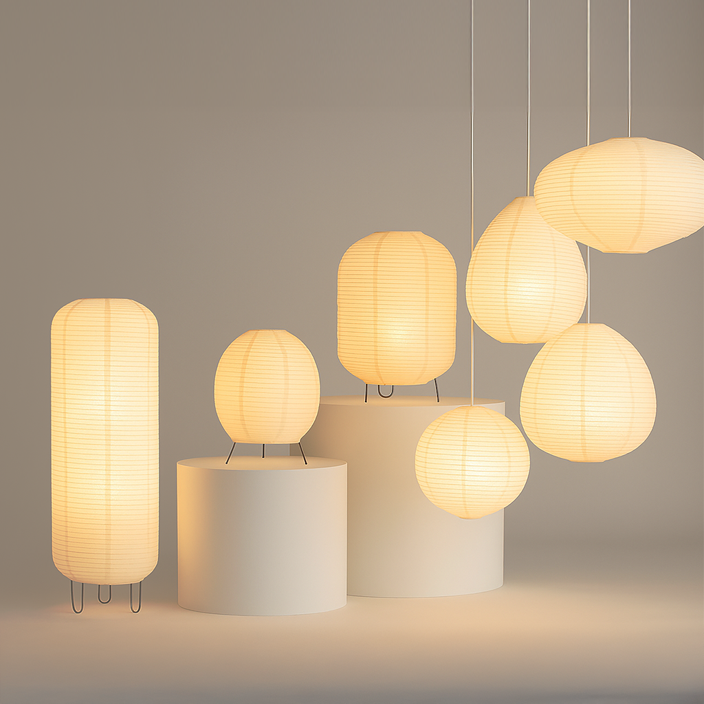 NARA.35 DEWDROP IVORY LINEN SHADE ONLY - Lightingplus