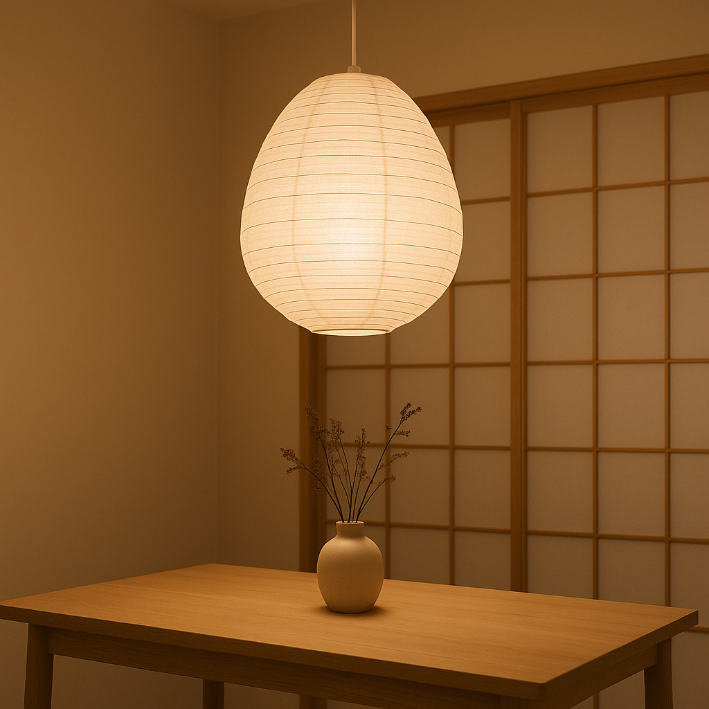 NARA.35 DEWDROP IVORY LINEN SHADE ONLY - Lightingplus
