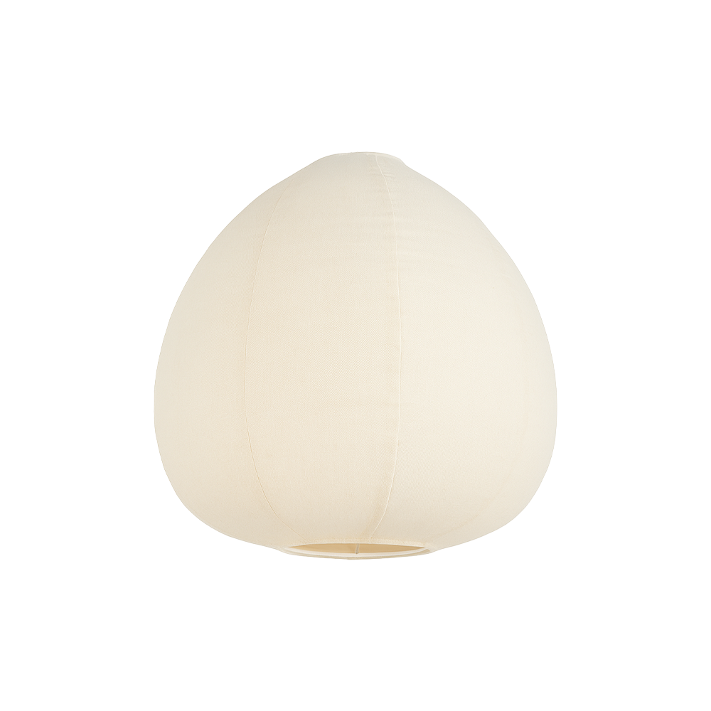 NARA.50 DEWDROP IVORY LINEN SHADE ONLY - Lightingplus