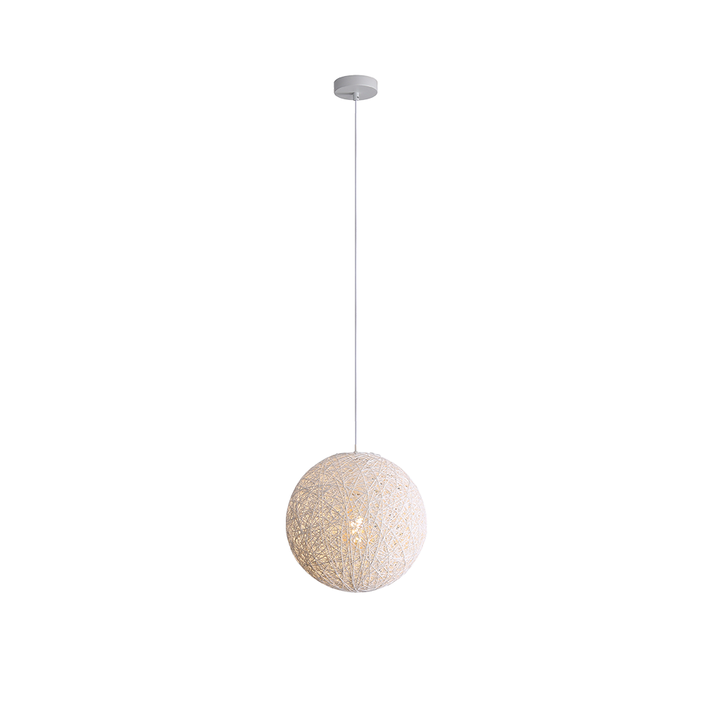 KONO.30 WHITE PAPER ROPE PENDANT - Lightingplus