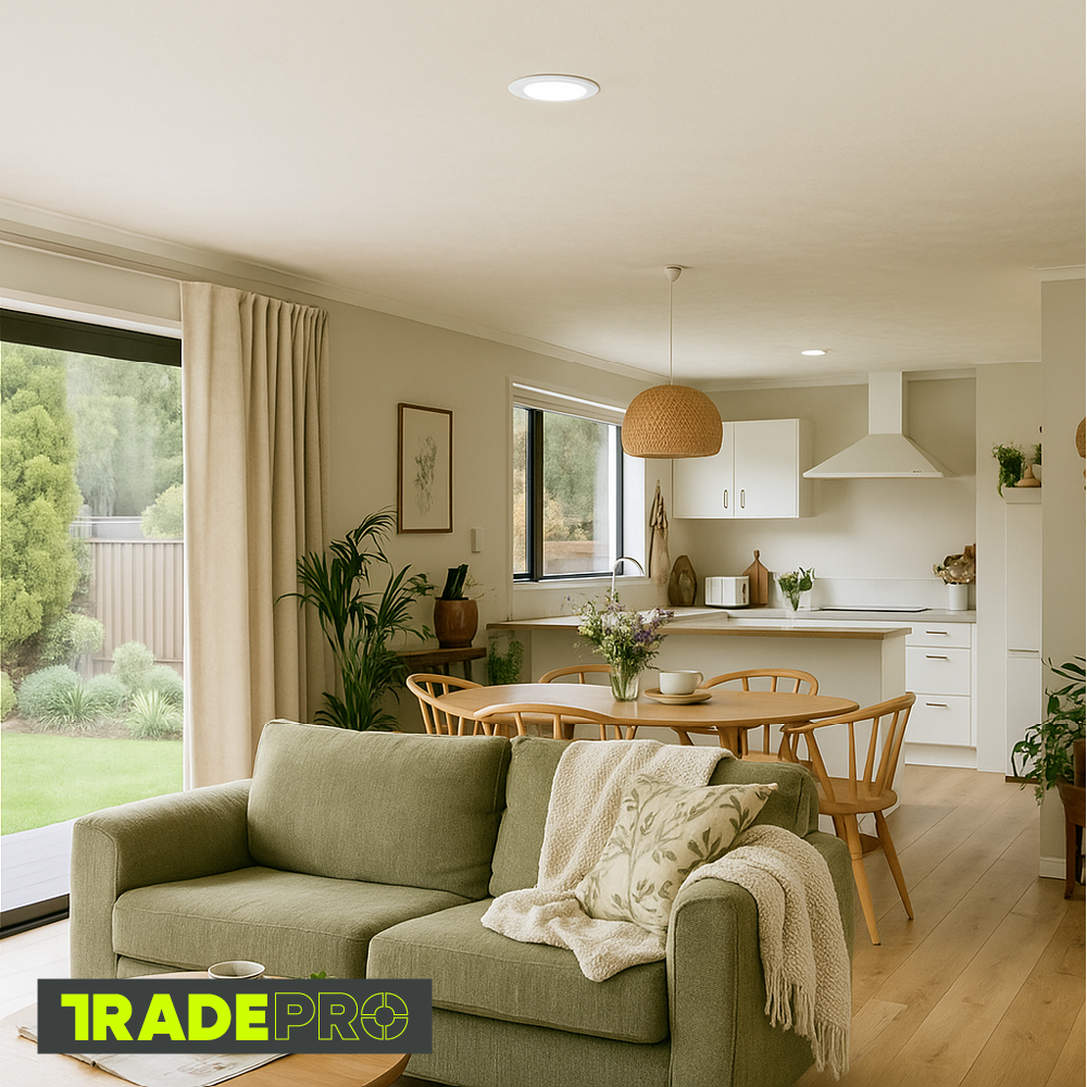 PEAK 8W WHITE LED DOWNLIGHT IP44 (CCT) - Lightingplus