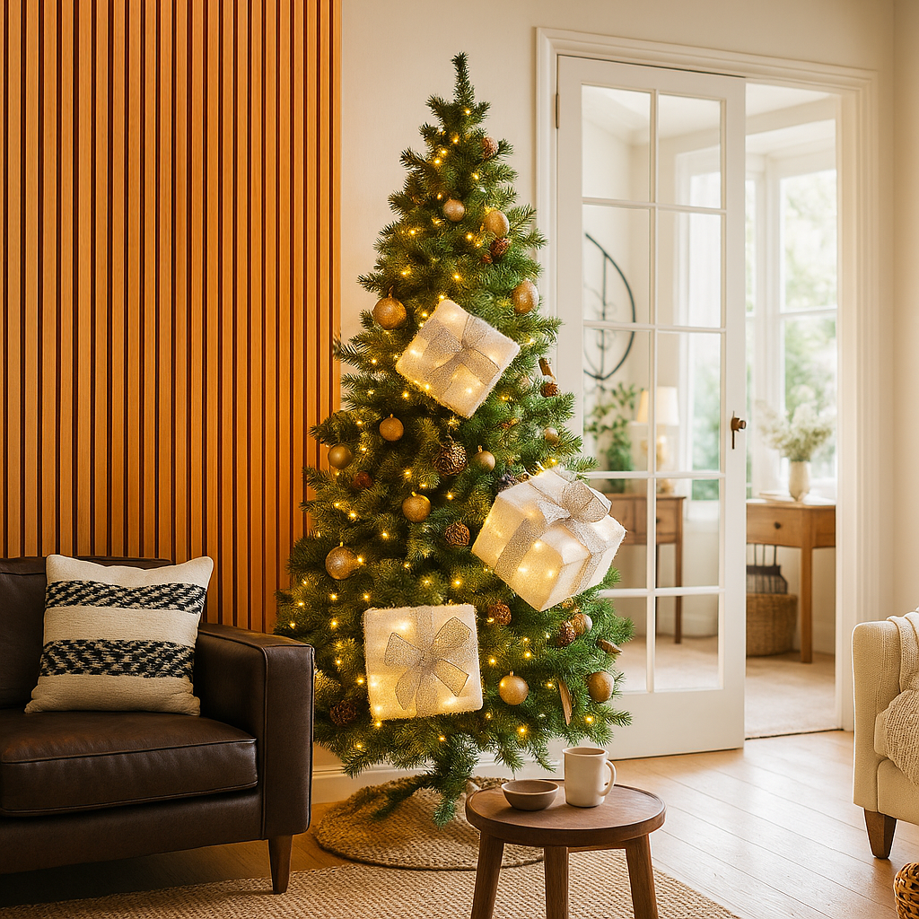 3 Piece LED Gift Box Christmas Decorations 2700K | Lightingplus ...