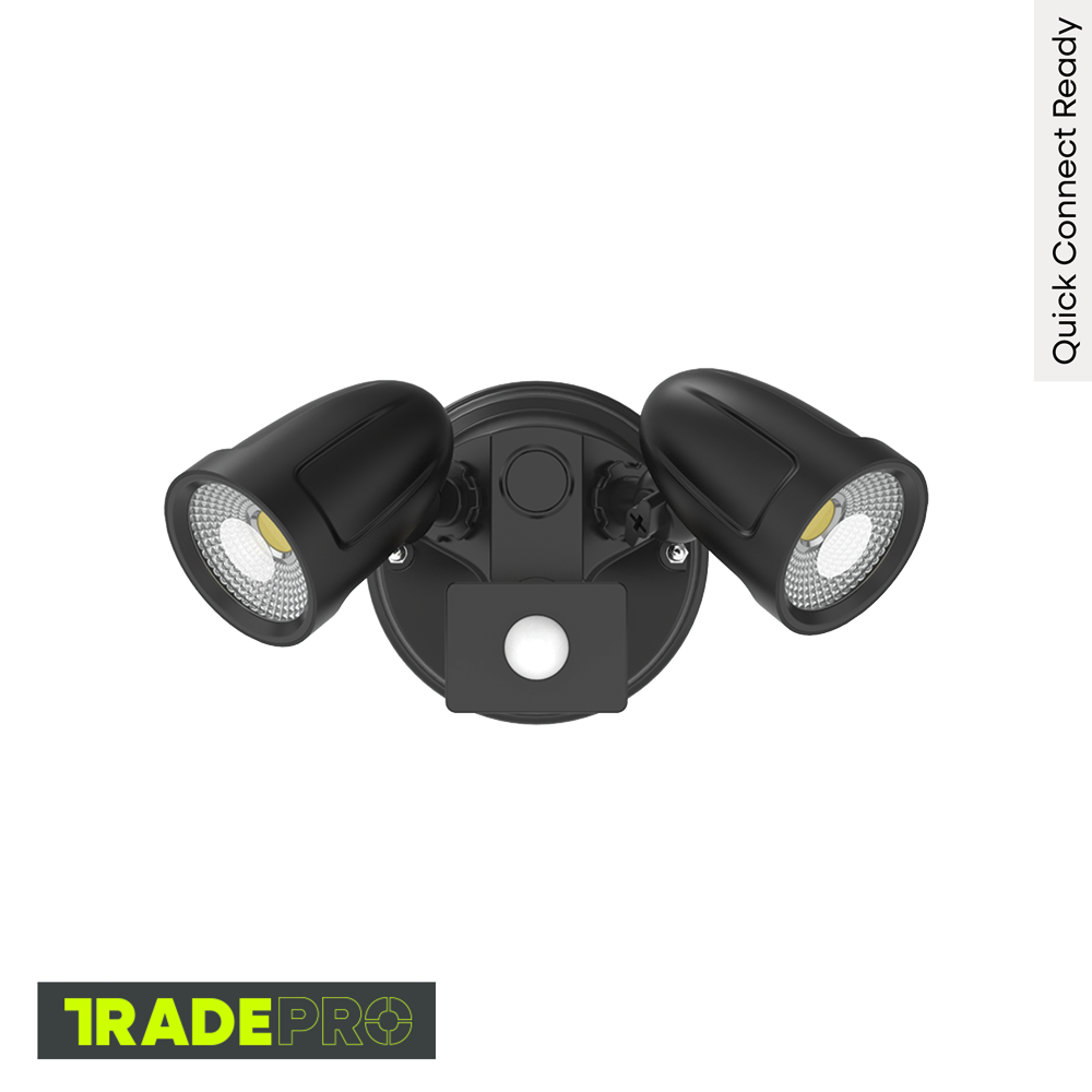 ULTRA.2 LED 30W BLACK SECURITY LIGHT (CCT) - Lightingplus
