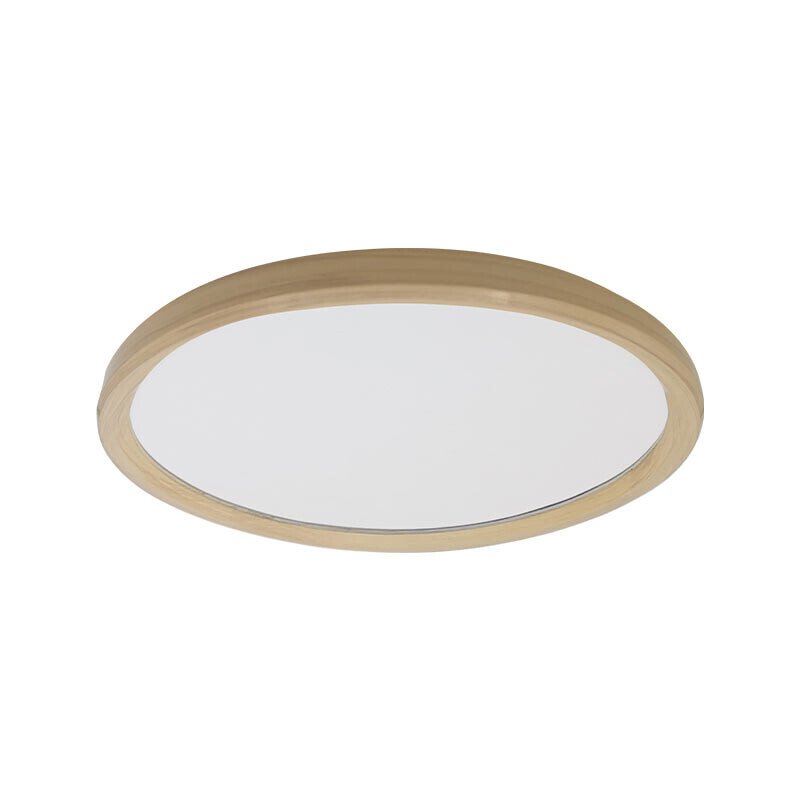 URSA.30 18w CCT ASH WOOD LED CEILING BUTTON(CCT) - Lightingplus