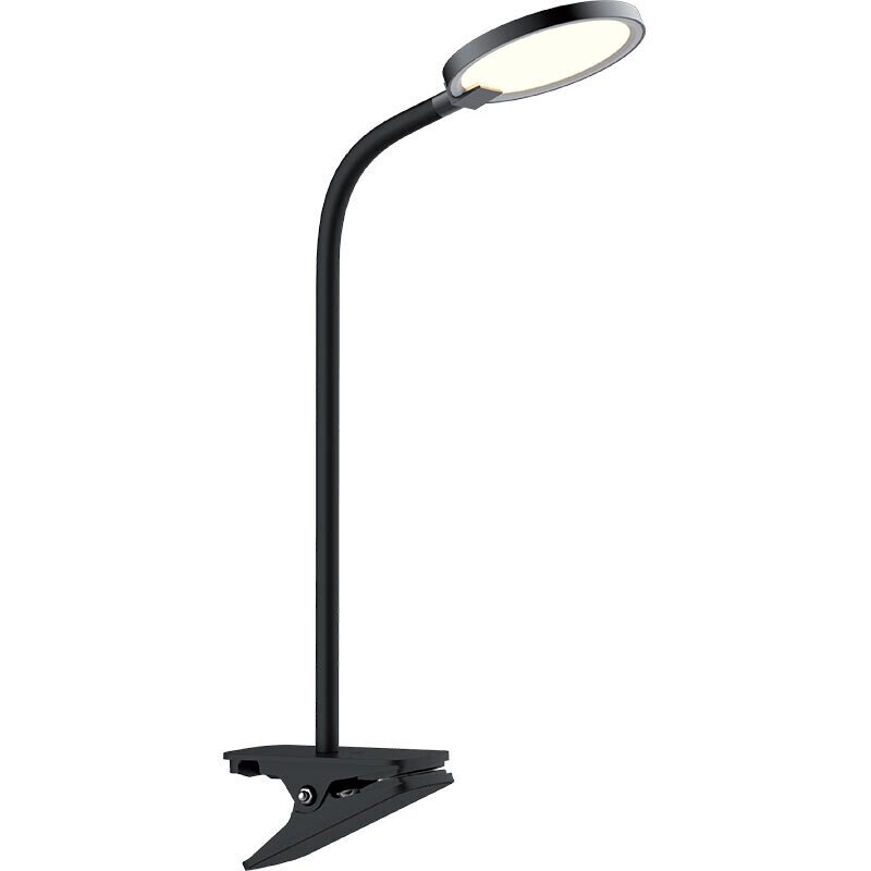 LICA BLACK LED CLAMP LAMP - Lightingplus